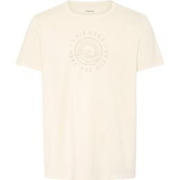 Chiemsee T-Shirt, Baumwolle, Motiv-Print, für Herren, weiß, M