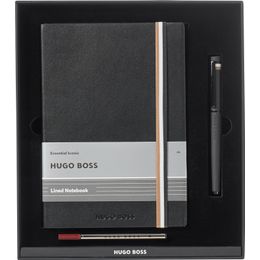 HUGO BOSS Schreibwaren-Set "Essential Iconic", DIN A5, schwarz