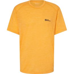 Jack Wolfskin T-Shirt, einfarbig, für Herren, orange, S