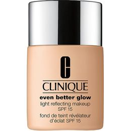 Clinique Even Better Glow Light Reflecting Makeup Spf 15, Gesichts Make-up, foundation, Creme, beige (CN74 BEIGE), strahlend/langanhaltend/natürlich, Deckkraft: Mittel,