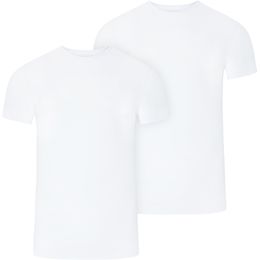 Jockey® Microfiber Air Unterhemd, Kurzarm, 2er-Pack, für Herren, weiß, M
