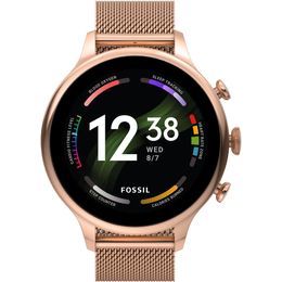 Fossil Damen Touchscreen-Smartwatch "FTW6082", roségold