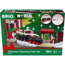 Brio® World Batterie-Dampflok Weihnachts-Set