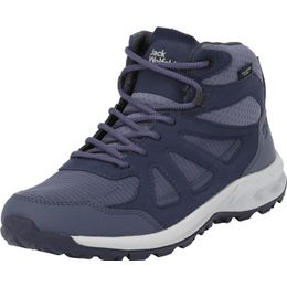 Jack Wolfskin Multifunktionsschuhe "Woodland 2 Texapore Mid", wasserdicht, atmungsaktiv, für Damen, blau, 41