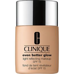 Clinique Even Better Glow Light Reflecting Makeup Spf 15, Gesichts Make-up, foundation, Fluid, beige (CN70 VANILLA), strahlend/natürlich/glossy, Deckkraft: Mittel, für sensible haut geeignet,