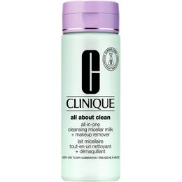 Clinique About Clean™ All-in-one Cleansing Micellar Milk + Makeup Remover, Make-up Entferner, Fluid