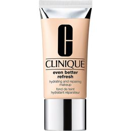 Clinique Even Better Refresh Hydrating And Repairing Makeup, Gesichts Make-up, foundation, braun (10 ALABASTER), natürlich/deckend, Deckkraft: Hoch,