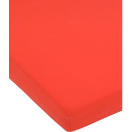 Schlafgut® Jersey-Spannbettlaken, rot