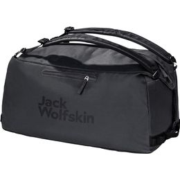 Jack Wolfskin Reisetasche, Polyester, Label, 65L, grau