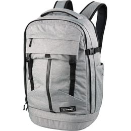 Dakine Rucksack, Organizer, Laptophülle, Trolleyaufsatz, Brustgurt, grau