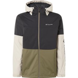 Columbia Funktionsjacke "Point Park", wasserdicht, atmungsaktiv, Kapuze, für Herren, grau, S