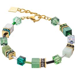CŒUR DE LION Damen Armband, Edelstahl, grün