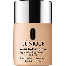 Clinique Even Better Glow Light Reflecting Makeup Spf 15, Gesichts Make-up, foundation, Creme, beige (CN62 PORCELAIN), strahlend/langanhaltend/natürlich, Deckkraft: Mittel,