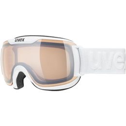 Uvex Skibrille "Downhill 2000 S V", selbsttönend, beschlagfrei, weiß, OneSize