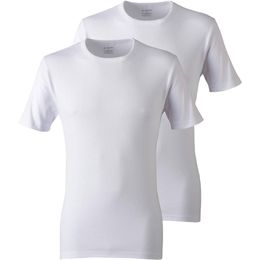Jockey® Modern Classic T-Shirt, 2er Pack, Rundhals, für Herren, weiß, XXL