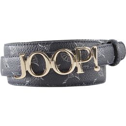 JOOP! Gürtel, Logo-Schließe, Allover-Print, für Damen, schwarz, 90