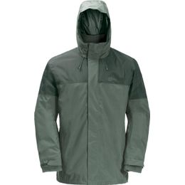 Jack Wolfskin 3-in-1 Funktionsjacke "Elwater", atmungsaktiv, winddicht, für Herren, grün, L