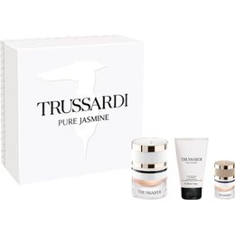 Trussardi Pure Jasmin, Duftset (Eau de Parfum 30ml, Eau 7ml, Bodylotion 30ml), 30 ml, Damen, blumig/orientalisch, KLAR