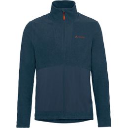 Vaude Fahrrad-Fleecejacke "Yaras", Stehkragen, atmungsaktiv, für Herren, blau, XL