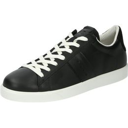 Ecco® Sneaker, Leder, für Damen, schwarz, 38