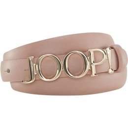 JOOP! Ledergürtel, Logo, für Damen, rosa, 90