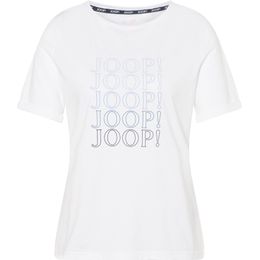 JOOP! Easy Leisure Shirt, Logo-Print, für Damen, weiß, L