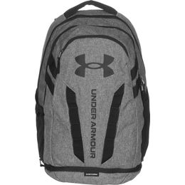 Under Armour Sportrucksack "Hustle 5.0", Laptopfach, Reißverschluss, für Herren, grau