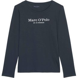 Marc O'Polo Marc O'Polo Schlafanzug, Rundhalsausschnitt, Pyjamaoberteil, für Damen, blau, S