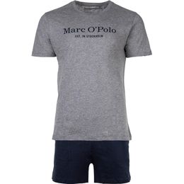Marc O'Polo Marc O'Polo Mix & Match Shorty, Tunnelzug, atmungsaktiv, für Herren, blau, M