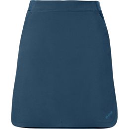 Vaude Skomer Skort IV 3-in-1-Hosenrock, Innenhose, für Damen, blau, 42