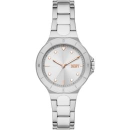 DKNY Damenuhr "NY6641", silber, 99