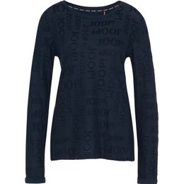 JOOP! Urban Perfection Loungeshirt, Logo, Rundhals, für Damen, blau, M