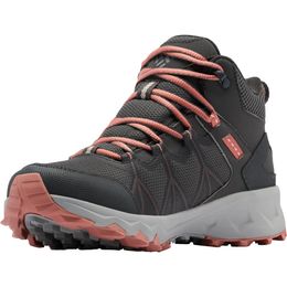 Columbia Wanderschuhe "Peakfreak II Mid", wasserdicht, atmungsaktiv, für Damen, grau, 38