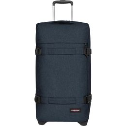 Eastpak® Rollenreisetasche, Reißverschlussfächer, Steckverschluss, Melange, TSA-Schloss, blau