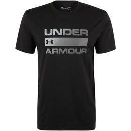 Under Armour T-Shirt "Team Issue", Logo-Print, atmungsaktiv, für Herren, schwarz, L