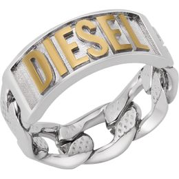Diesel® Herren Ring, Edelstahl, bicolor, 63