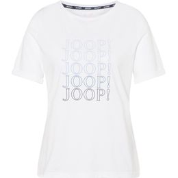 JOOP! Easy Leisure Shirt, Logo-Print, für Damen, weiß, S