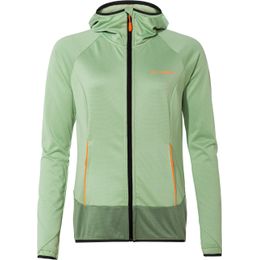 Vaude Outdoorjacke "Tekoa", Reißverschluss, Kapuze, figurbetont, für Damen, grün, 44