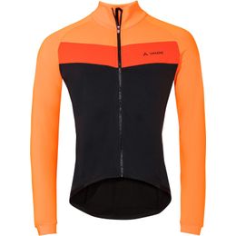 Vaude Fahrradtrikot "Posta", wärmend, atmungsaktiv, schnelltrocknend, für Herren, orange, XL