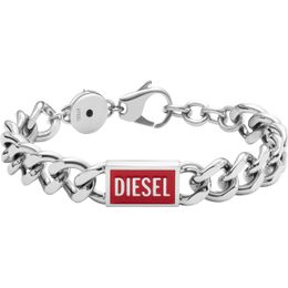 Diesel® Herren Armband "DX1371040", Edelstahl, silber, 99