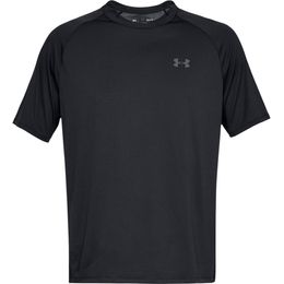 Under Armour Shirt, Rundhals, Patch, für Herren, schwarz, XL