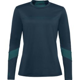 Vaude Radshirt, atmungsaktiv, schnelltrocknend, für Damen, blau, 40