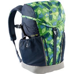 Vaude Kinderrucksack "Puck 10", gepolsterter Rücken, Brustgurt, grün, Einheitsgröße