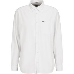 Wrangler® Hemd, Button-Down-Kragen, Regular Fit, für Herren, weiß, L