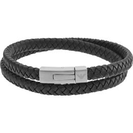 Emporio Armani Herren Armband "EGS2176040", Edelstahl, schwarz