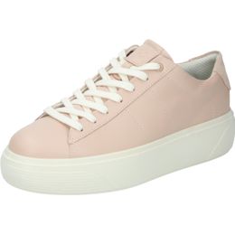 Ecco® Sneaker, Leder, Plateau-Sohle, für Damen, rosa, 40