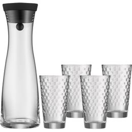 WMF Wasserkaraffe-Set "Basic", 4 Gläser, 1 l, transparent