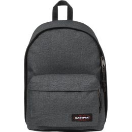Eastpak® Rucksack "Out of Office", Laptopfach, Fronttasche, Label, meliert, schwarz