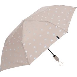 Esprit Regenschirm, einfarbig, gepunktet, für Damen, beige, 99