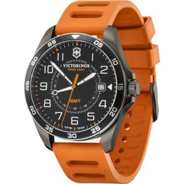 Victorinox Herren Armbanduhr "GMT 241897", orange